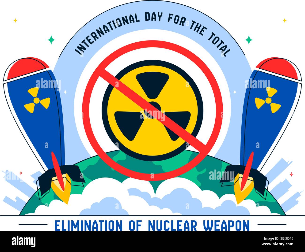 International Day for the Total Elimination of Nuclear Weapons Vector ...