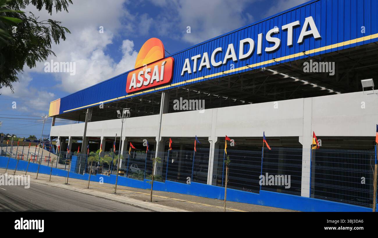 facade of Assai Atacadista salvador, bahia, brazil: may 22, 2024 ...