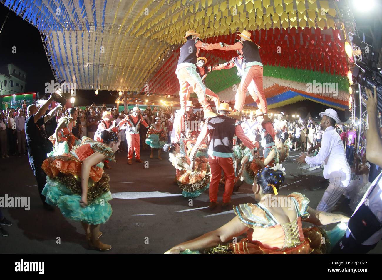 square dance of Sao Joao tanhacu, bahia, brazil - may 31, 2025 ...