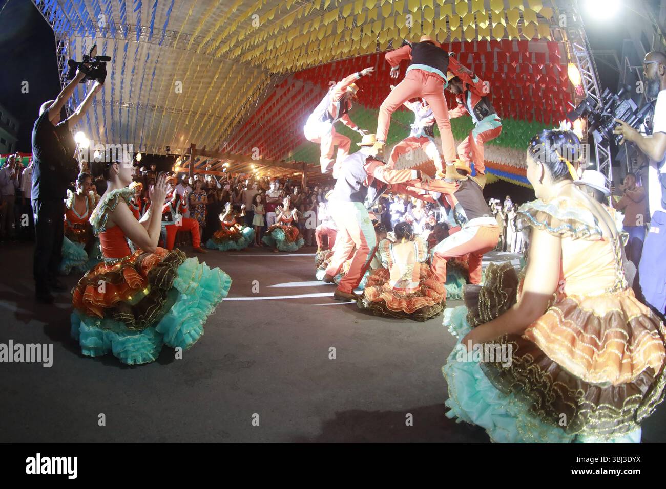 square dance of Sao Joao tanhacu, bahia, brazil - may 31, 2025 ...