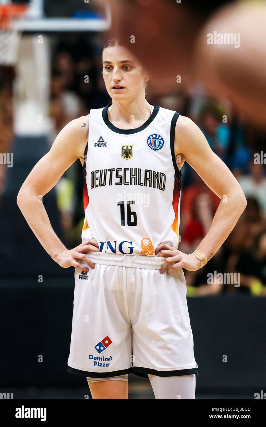Alina Hartmann (Deutschland, 16) Basketball Damen Testspiel: Belgien ...