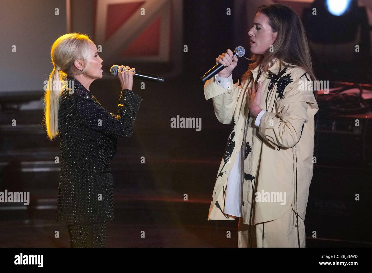Kristin Chenoweth, left, and Mary Kate Morrissey perform during the ...