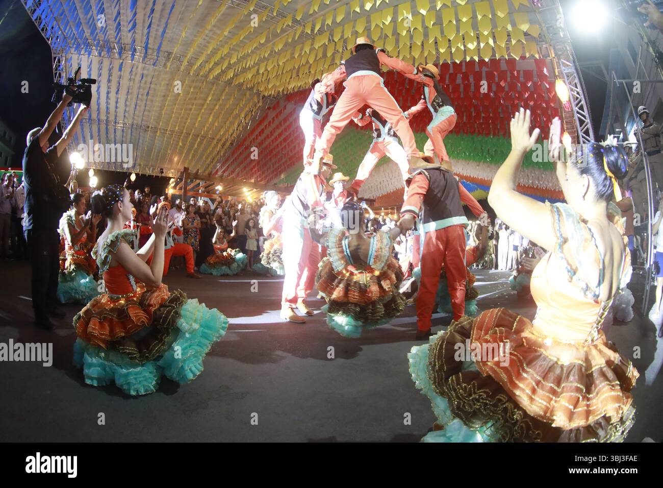 tanhacu, bahia, brazil - may 31, 2025: Presentation of the Quadrilha ...