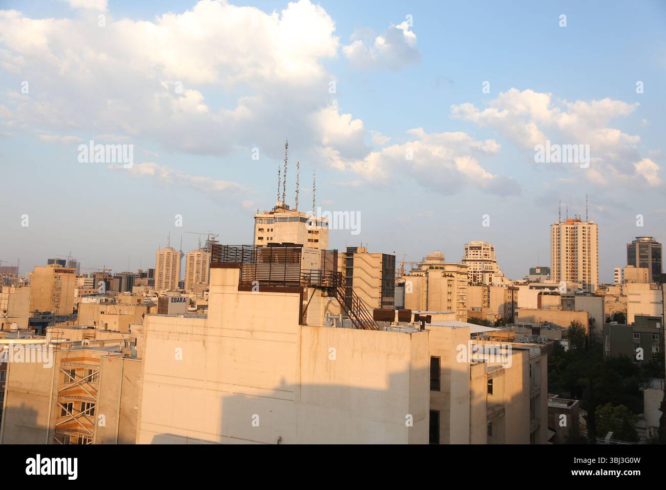 Tehran. 13th June, 2025. This photo taken on June 13, 2025 shows a view ...