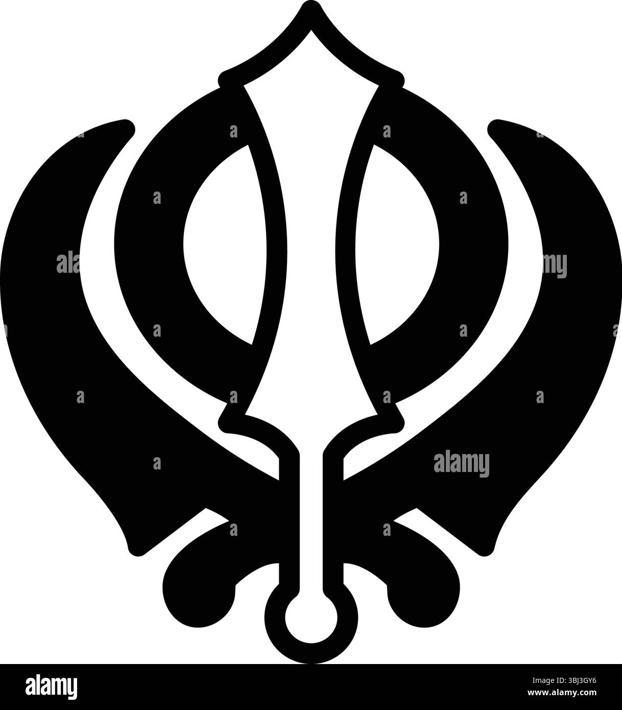 Sikh symbol khanda religion hi-res stock photography and images - Alamy