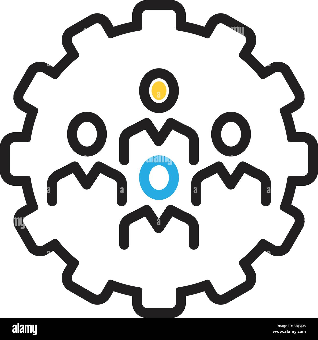 Co operation vector vectors hi-res stock photography and images - Alamy