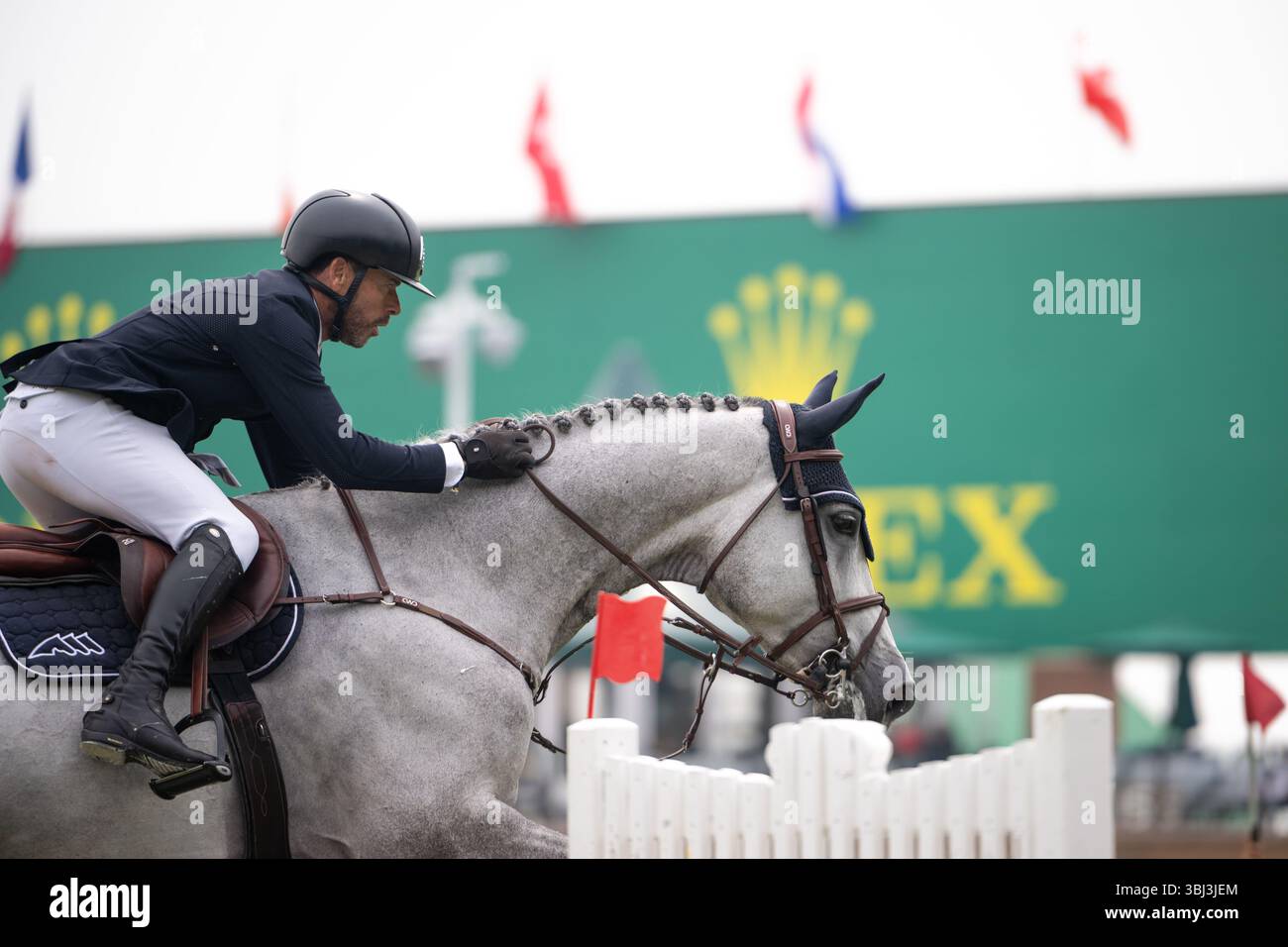Equestrian and jumping tournament hi-res stock photography and images ...