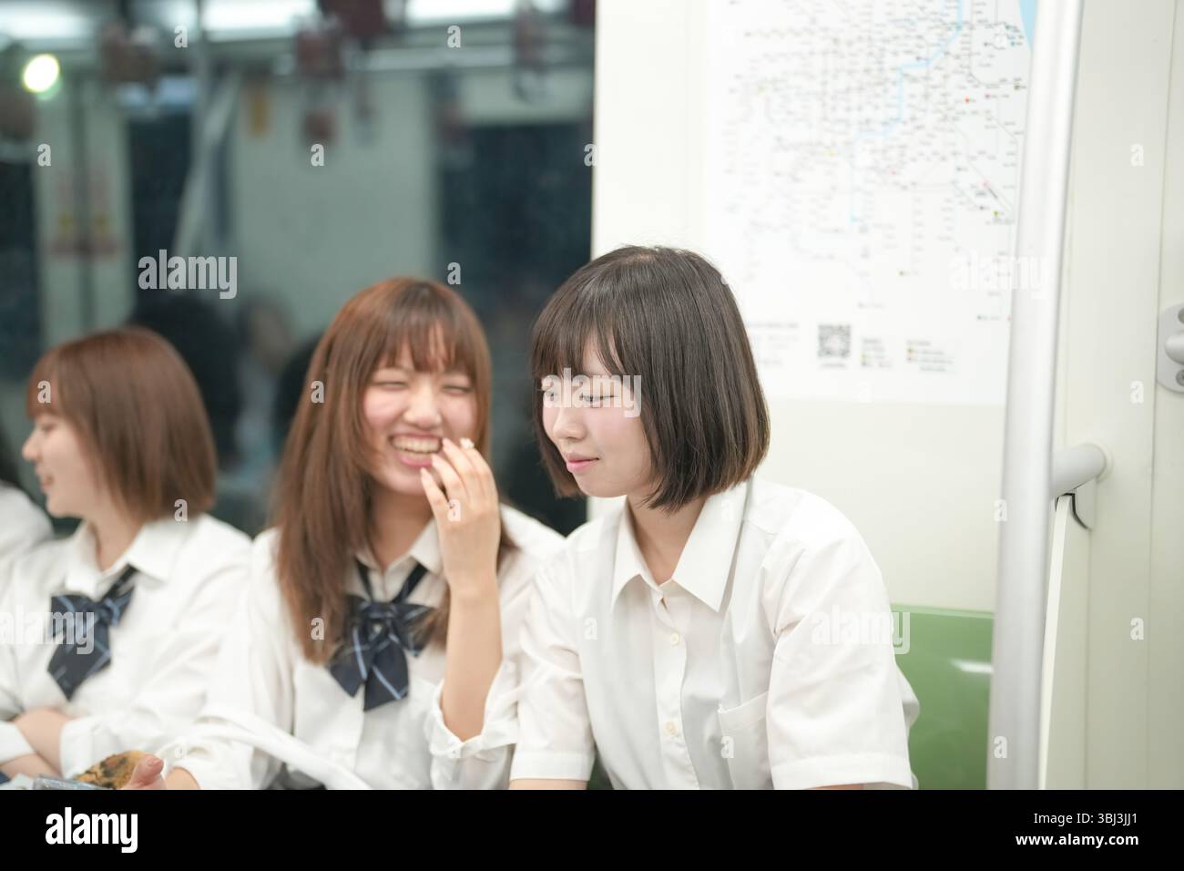On a spring morning in the Shanghai subway, a group of Japanese high ...