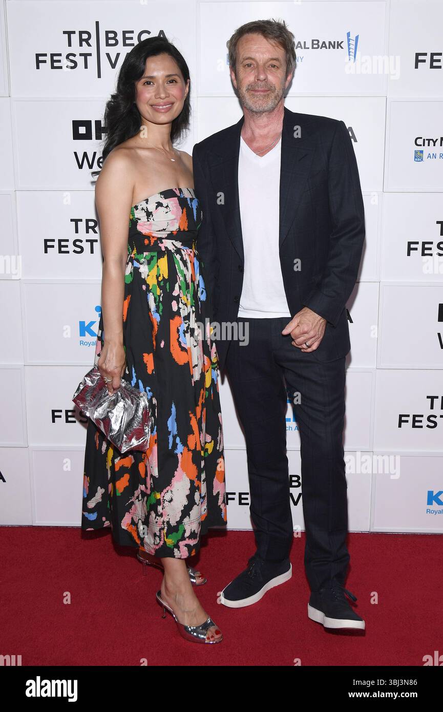 New York, USA. 12th June, 2025. (L-R) Erin Valente and Harry Gregson ...