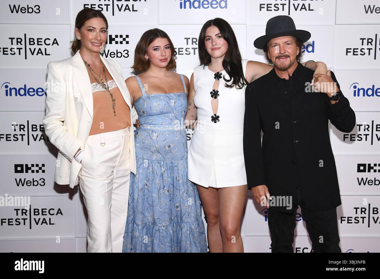 New York, USA. 12th June, 2025. (L-R) Jill Vedder, Harper Vedder ...