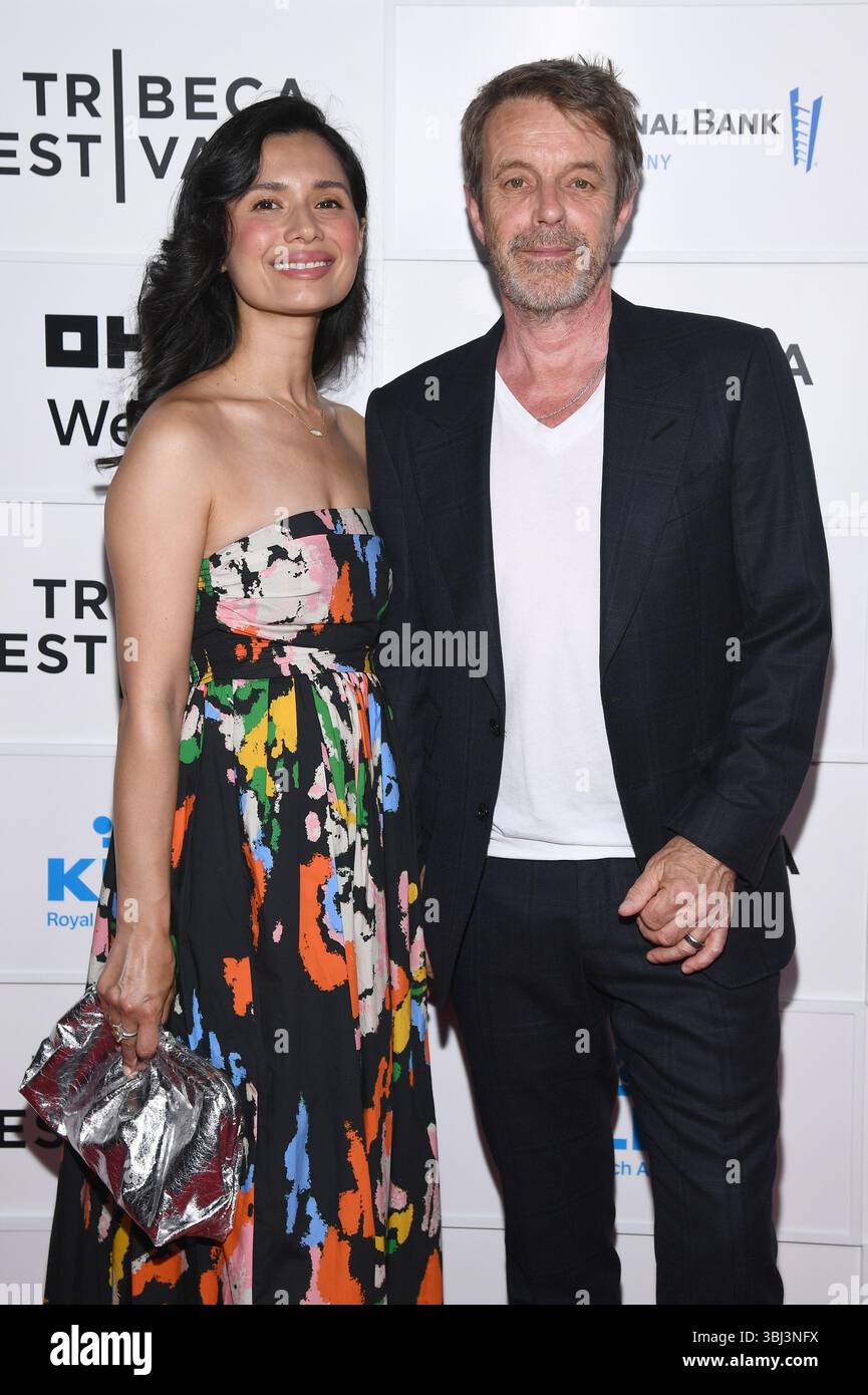 New York, USA. 12th June, 2025. (L-R) Erin Valente and Harry Gregson ...