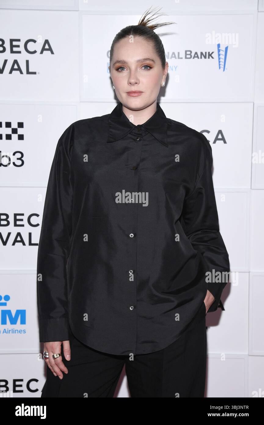 New York, USA. 12th June, 2025. Amy Forsyth attends 'The Gilded Age ...
