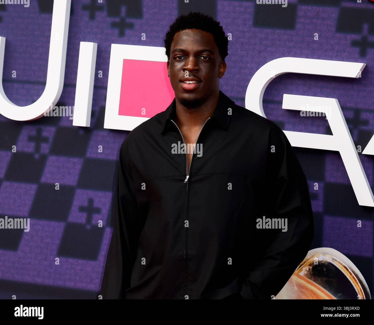 London, UK. 12th June, 2025. Moyo Ajibade attends the Squid Game ...