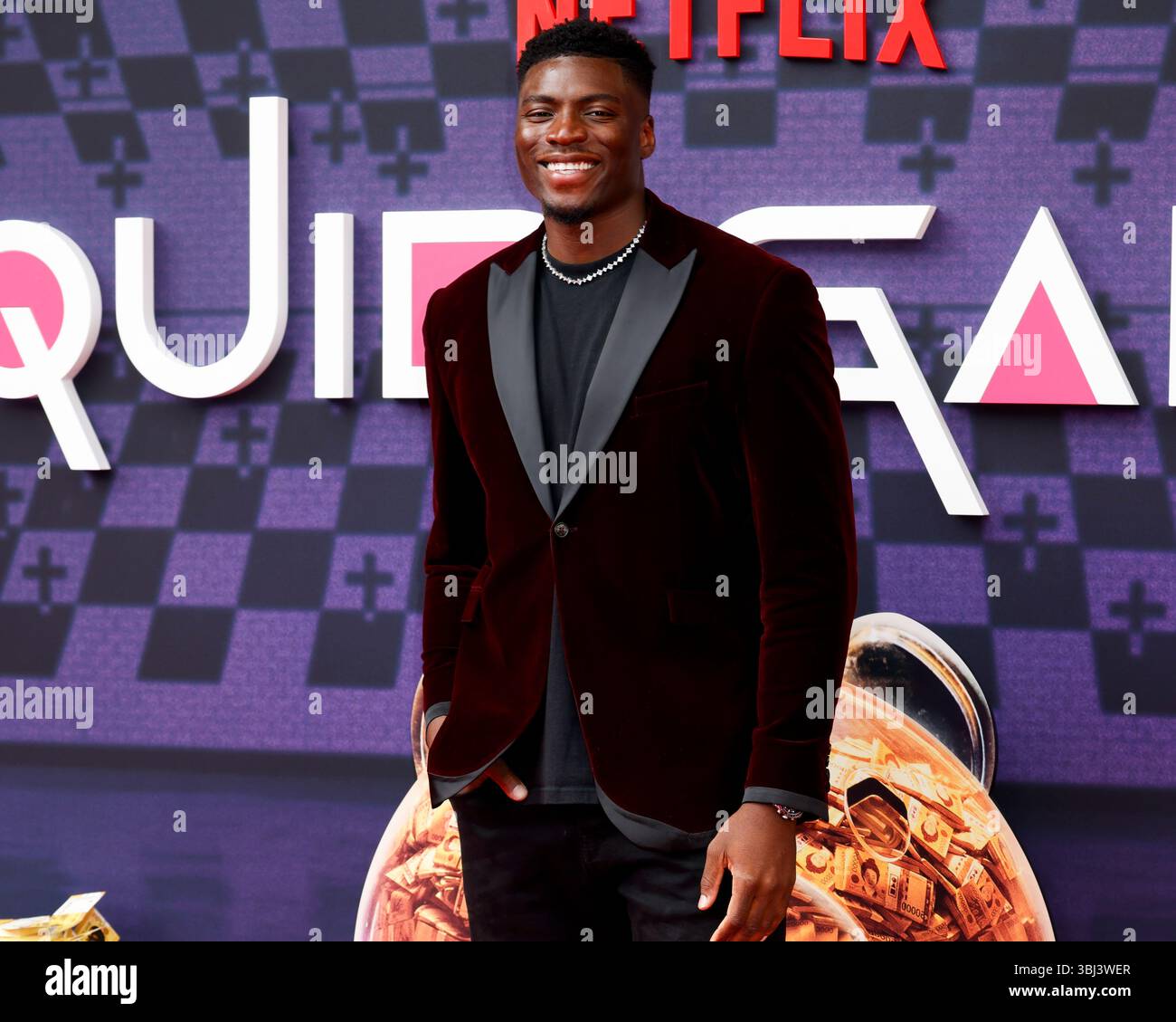 Jesse Chuku attends the Squid Game: Season 3 UK Premiere at the ...