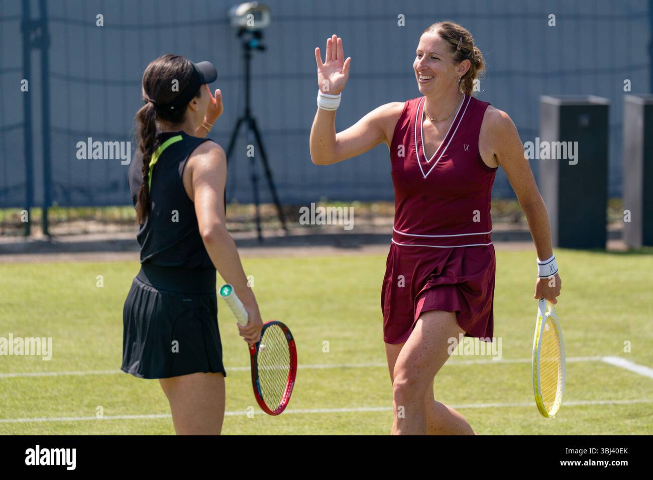ROSMALEN, NETHERLANDS - JUNE 11: Elena-Gabriela Ruse of Romania, Magali ...