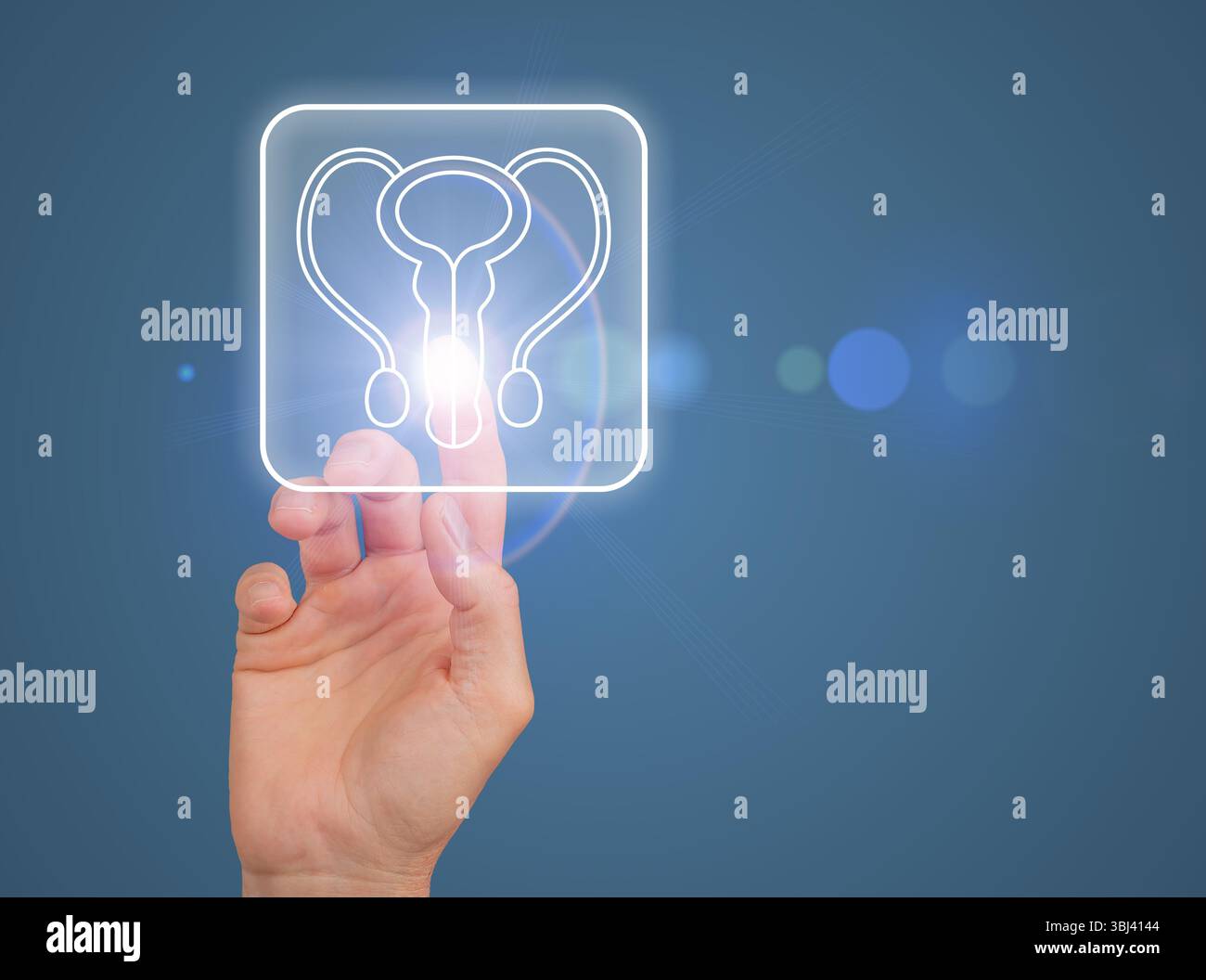 Urology and urinary system health concept. Prostate examination for ...