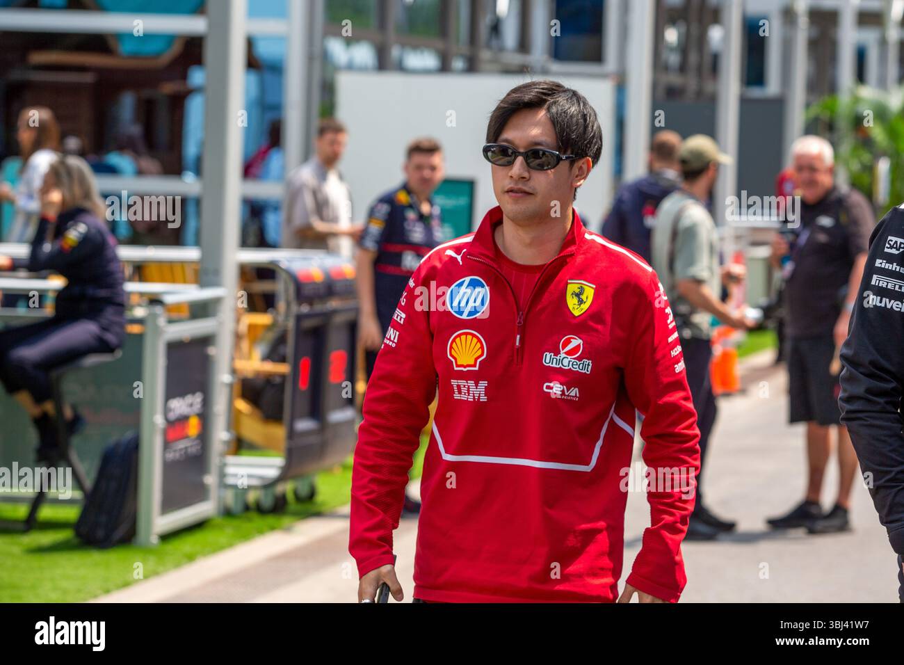 Zhou Guanyu (CHN)- Ferrari reserve driver during Formula 1 Pirelli ...