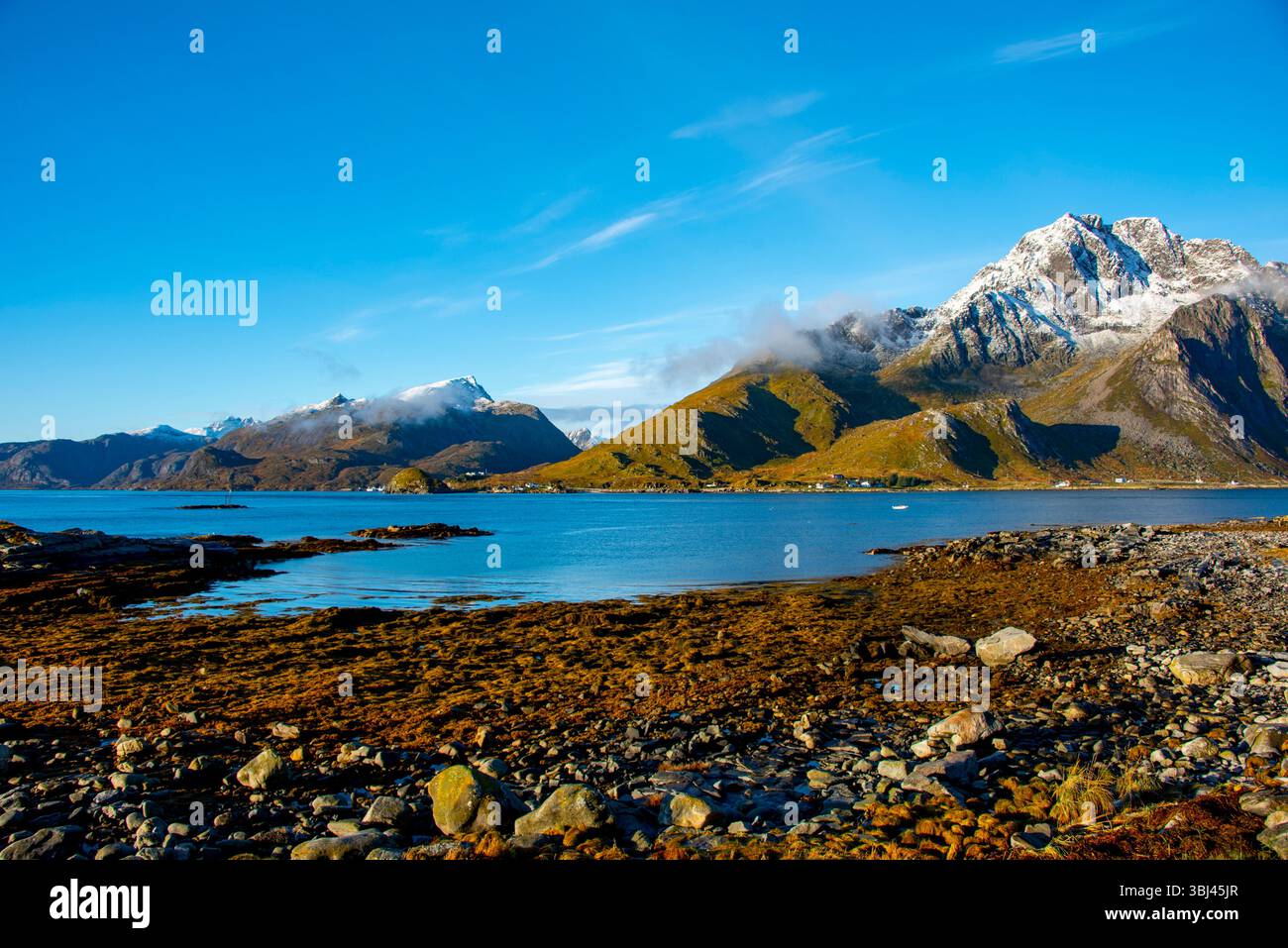 Moskenes Island (Moskenesoya) in Lofoten - Norway Stock Photo - Alamy