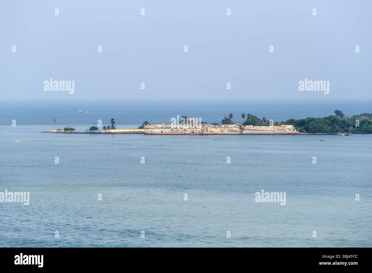 Bocachica, Colombia - April 12, 2024: View of the Fort of San Fernando ...