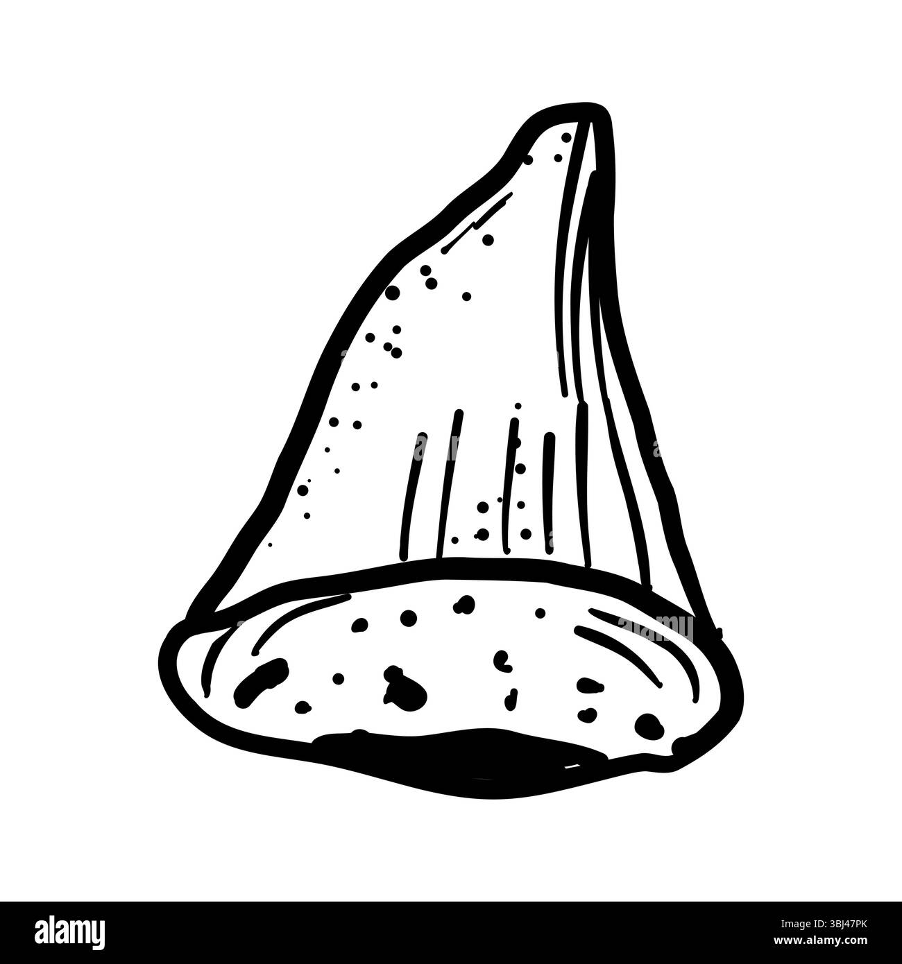 Shark tooth sketch tattoo, megalodon line doodle sharp silhouette. Jaw ...