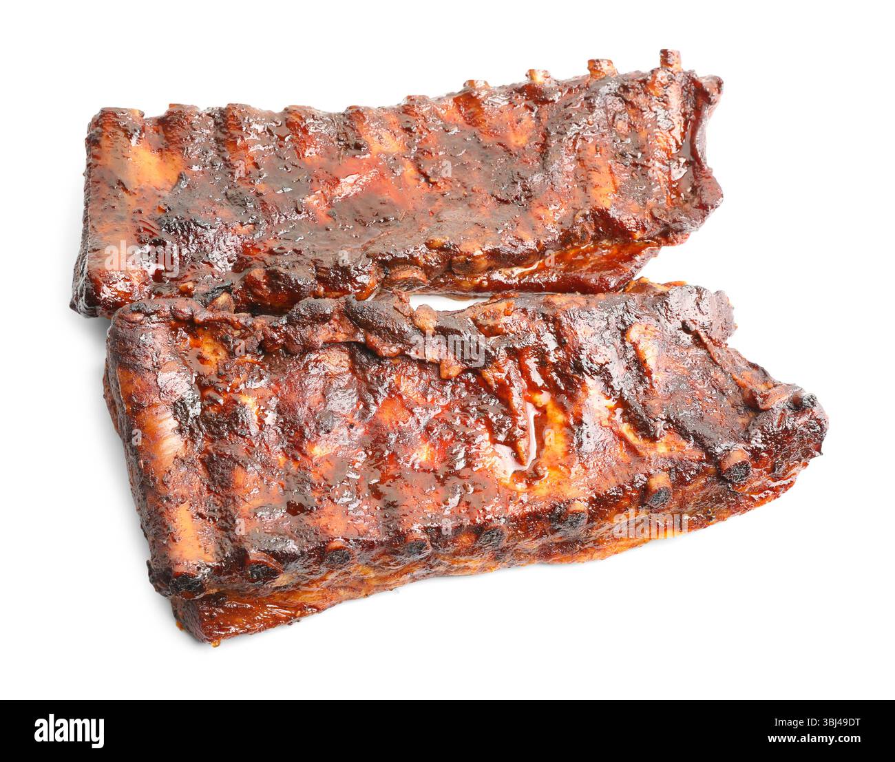 Recipe roast pork ribs Cut Out Stock Images & Pictures - Alamy