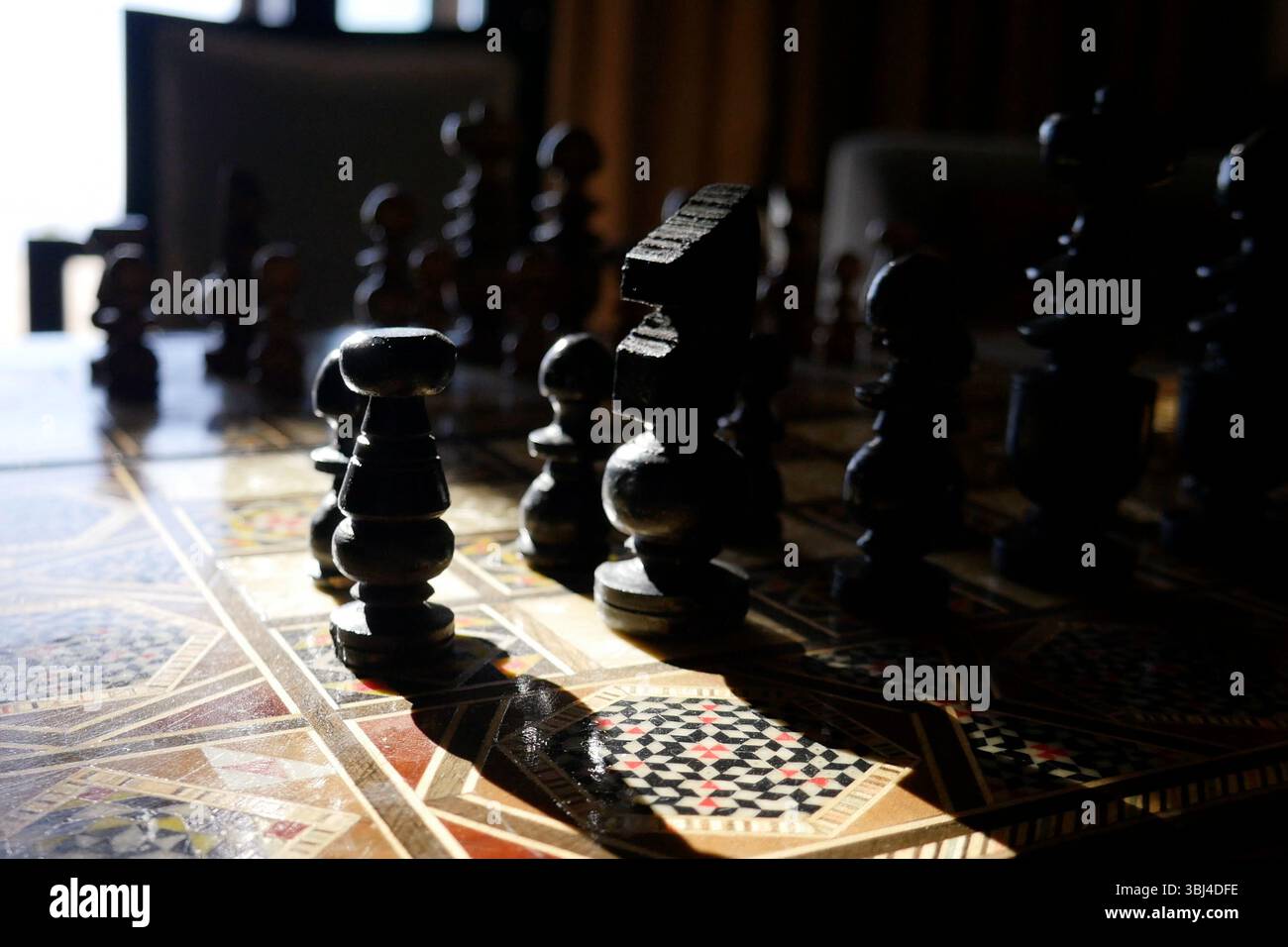 Chess Figures with shadow Stock Photo - Alamy