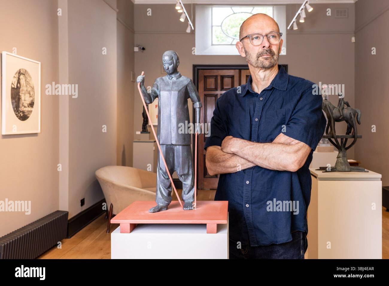 Edinburgh, United Kingdom. 13 June, 2025 Pictured: Kenny Hunter with ...