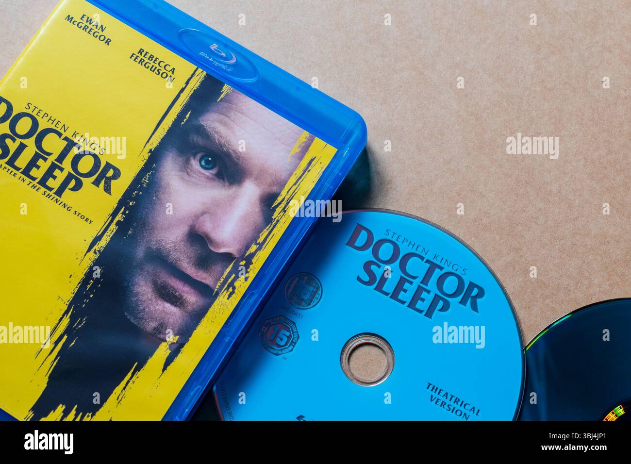 Doctor Sleep Blu-Ray Disc and case. Editorial use only Stock Photo - Alamy
