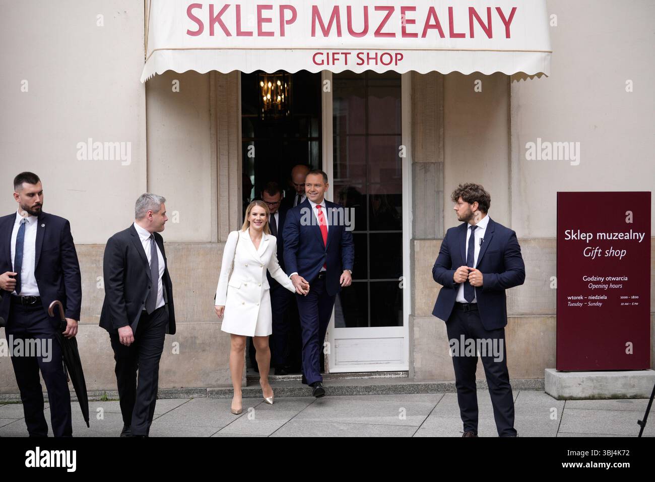 Warsaw, Poland. 11th June, 2025. President elect Karol Nawrocki (r) and ...