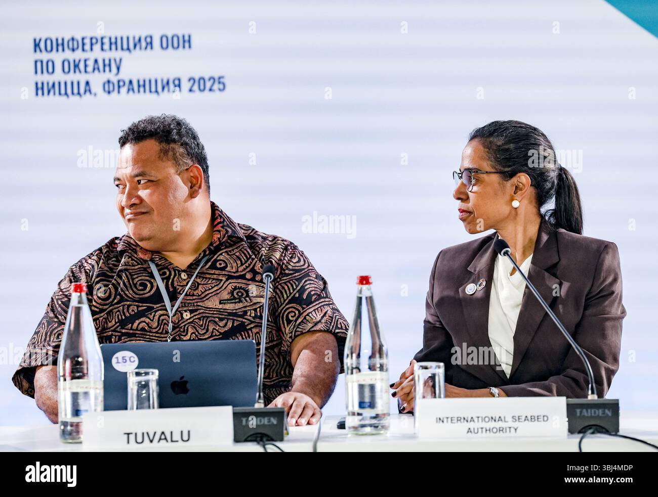 June 12, 2025, Nice, France, France: RABAB FATIMA, under-secretary-general and high ...