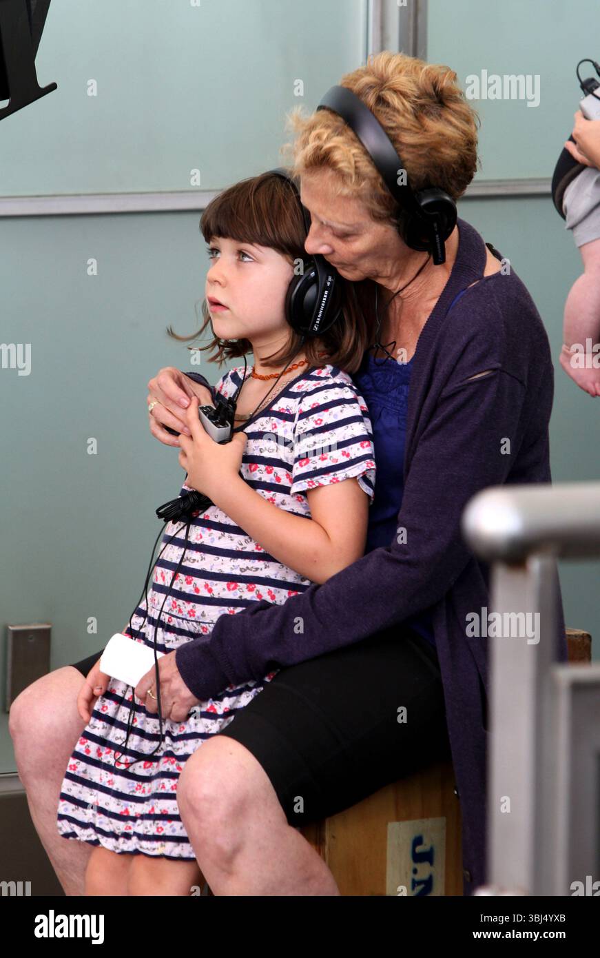 Maggie Gyllenhaal and her husband Peter Sarsgaard with their children ...