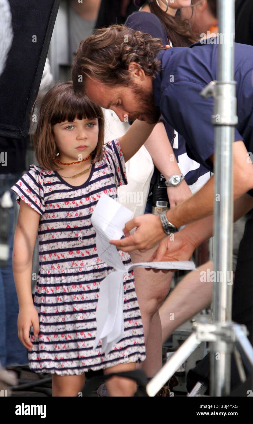Maggie Gyllenhaal and her husband Peter Sarsgaard with their children ...