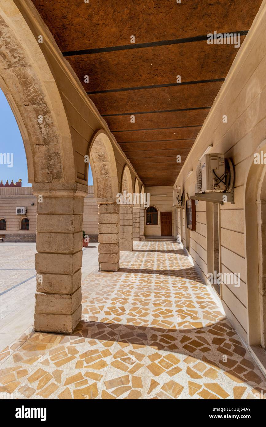 Archway of the Our Lady of the Harvests Monastery near Alqosh village ...