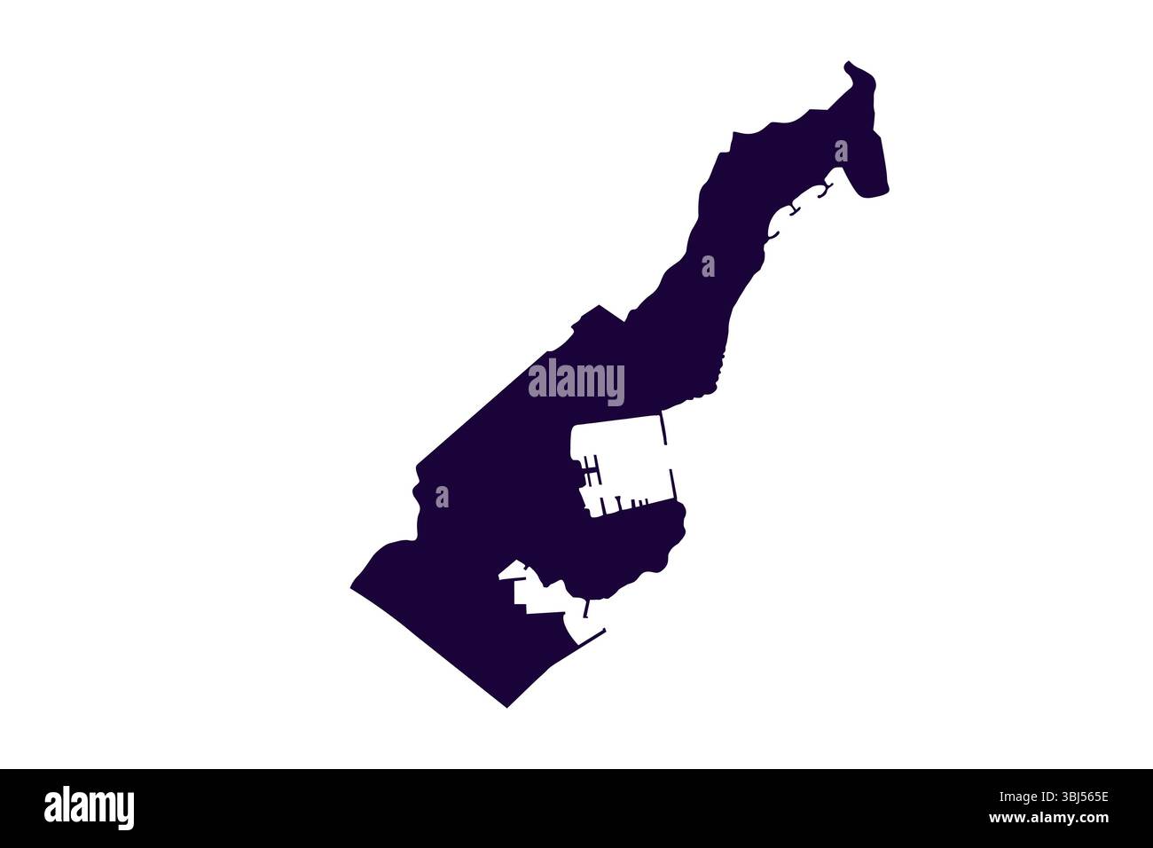 Map of Monaco, sign silhouette. World Map Globe. Vector Illustration ...