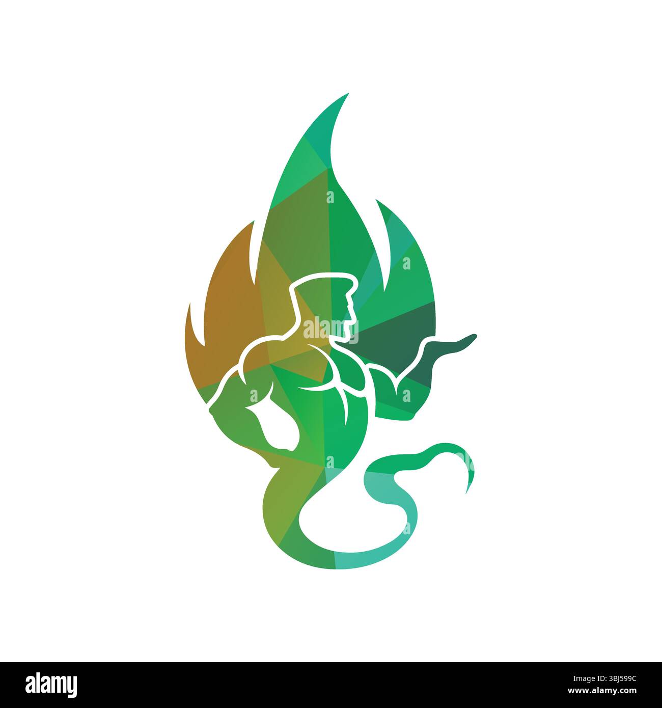 Genie Logo Vector Design Illustration Stock Vector Image & Art - Alamy
