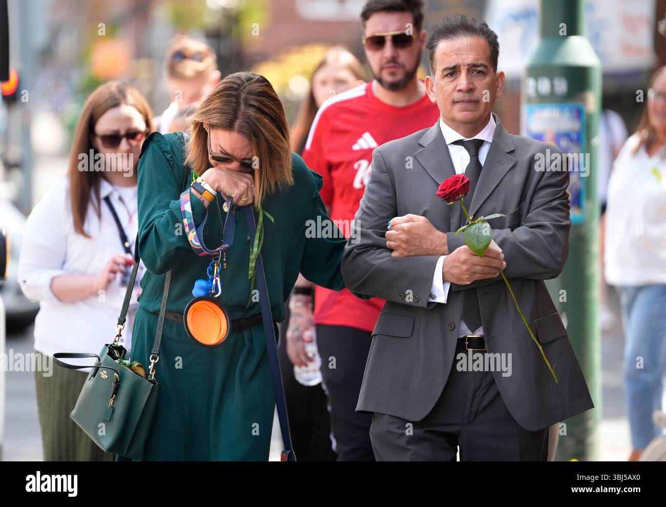 Emma Webber, the mother of Barnaby Webber (left) and Dr Sanjoy Kumar ...