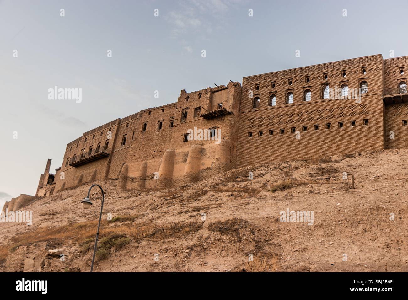 Walls of the citadel in Erbil (Hawler), Kurdistan Region of Iraq Stock ...