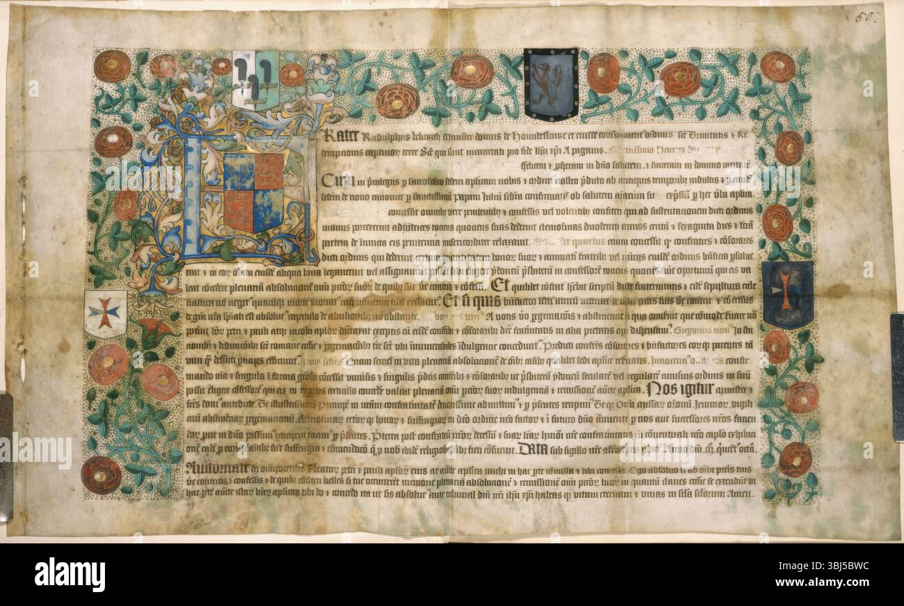 Henry viii letter hi-res stock photography and images - Alamy