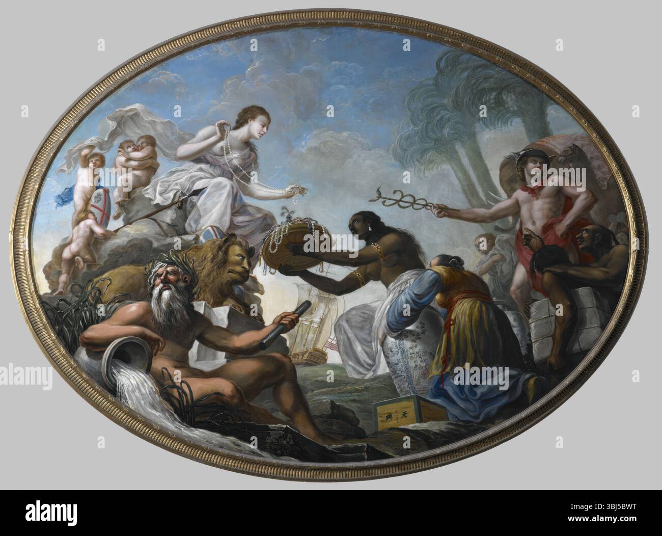 Britannia allegory india hi-res stock photography and images - Alamy