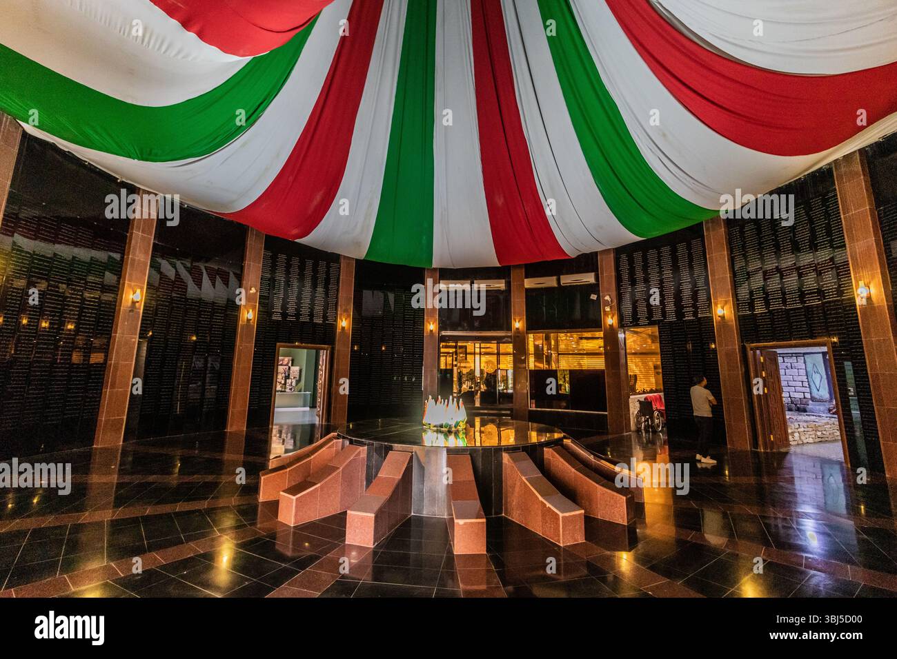 HALABJA, IRAQ - OCTOBER 6, 2022: Interior of the Halabja Monument And ...
