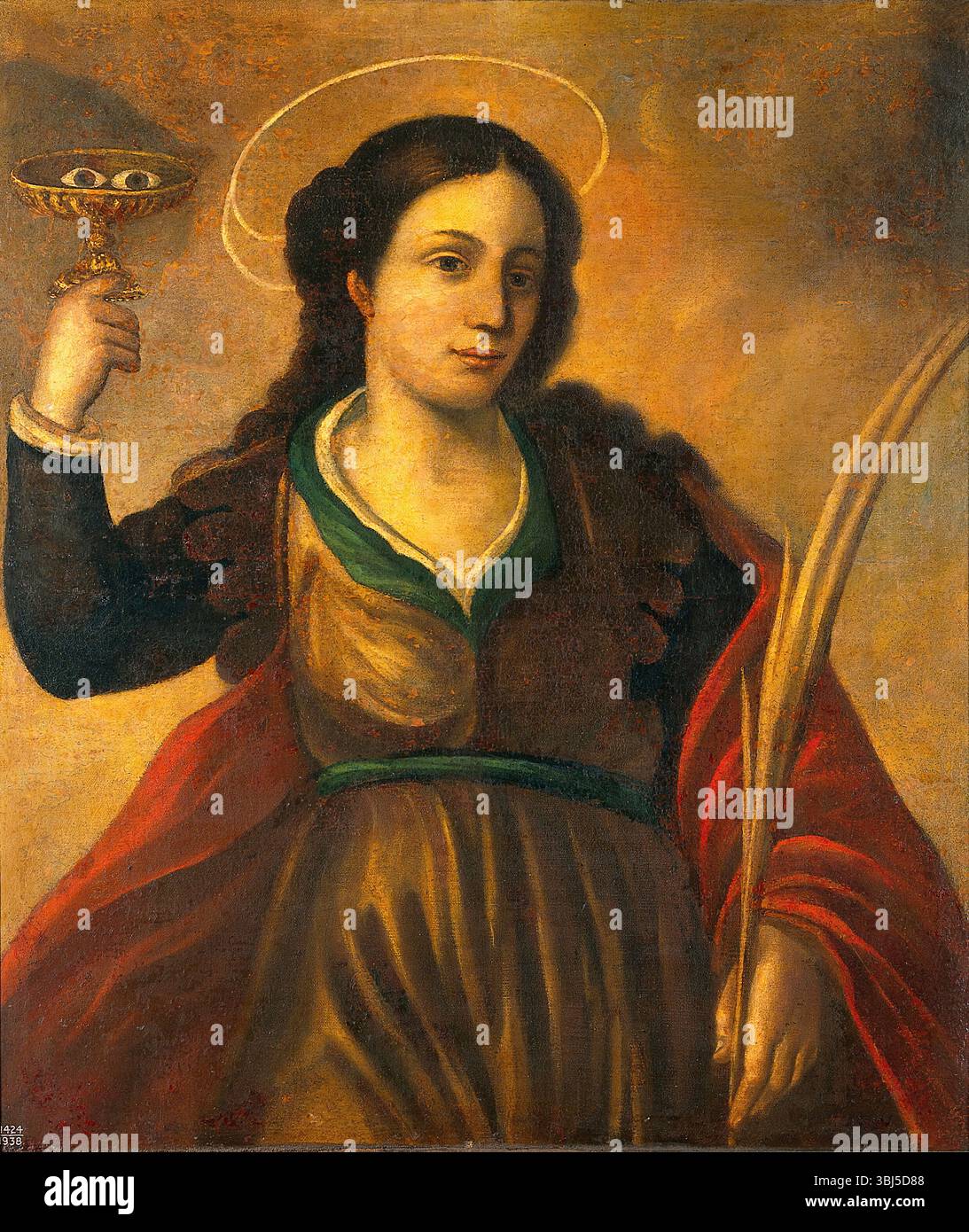 Saint Lucy, c16th century Stock Photo - Alamy