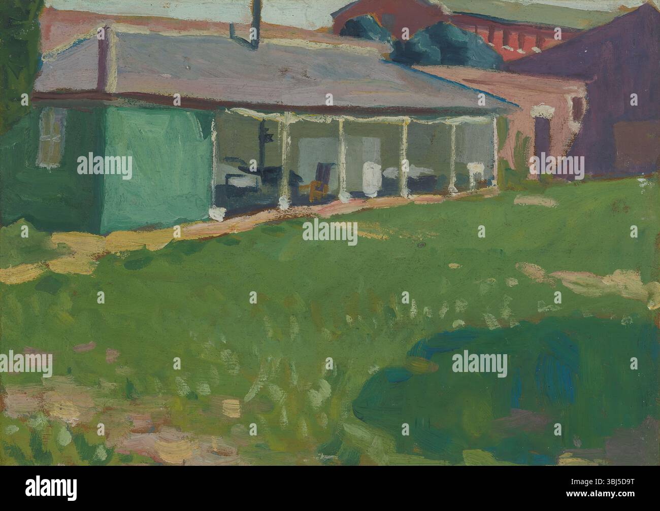 Royal Naval Hospital, Haslar: ward for open-air treatment, c1918 Stock ...