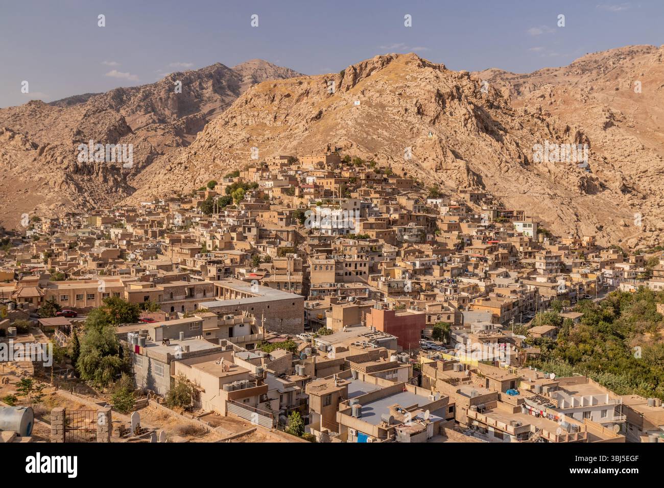 View of Akre town, Kurdistan Region of Iraq Stock Photo - Alamy
