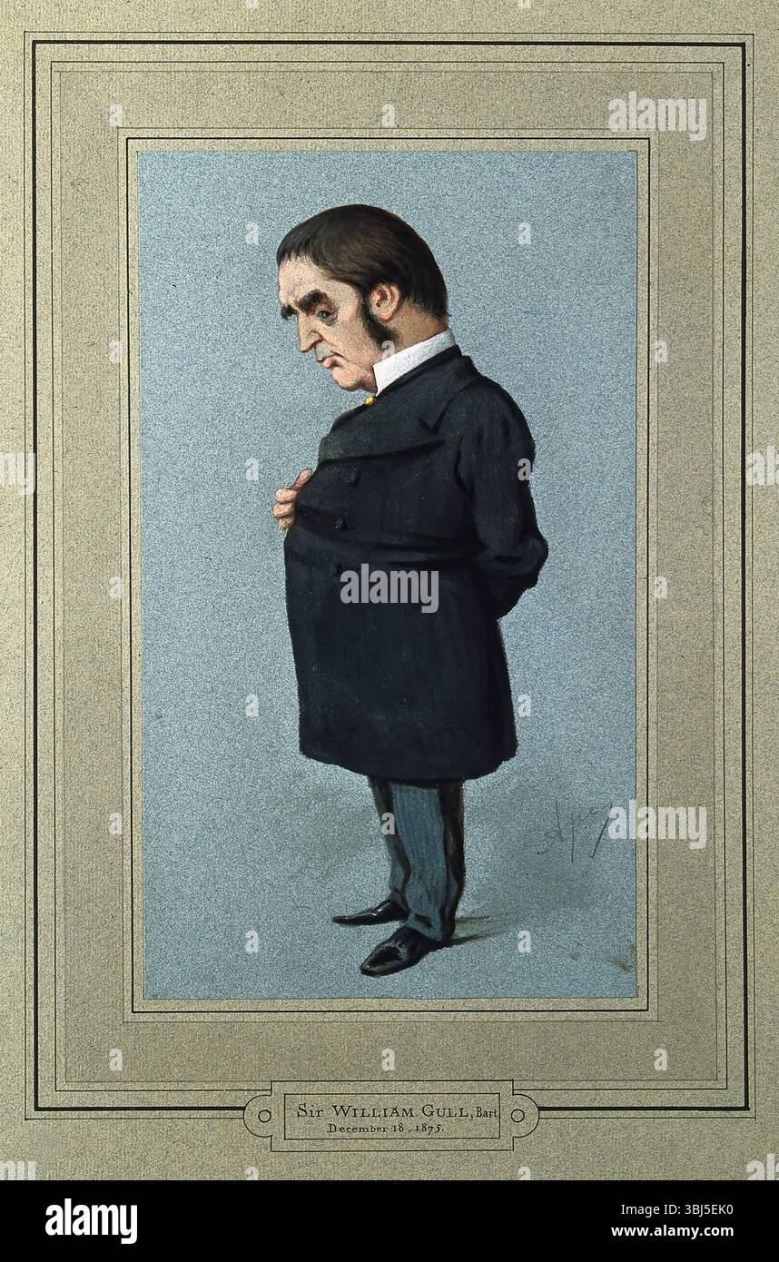 Sir William Withey Gull, 1875 Stock Photo - Alamy