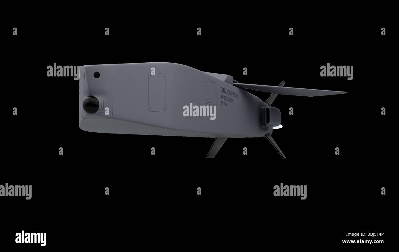 Isolated Flying Taurus Cruise Missile KEPD 350 Stock Photo - Alamy