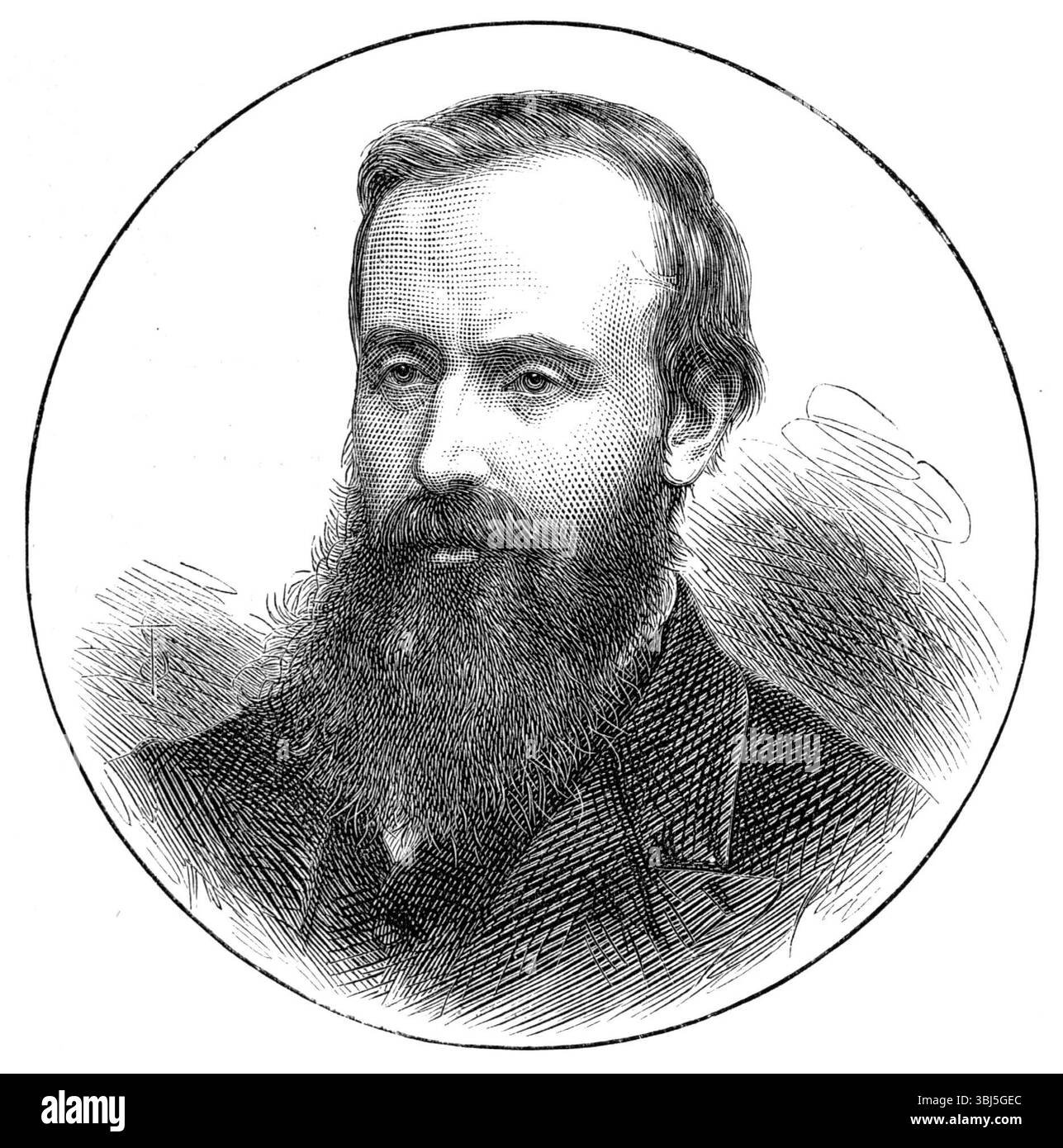 Parliamentary portraits: Mr. Burt, M.P. for Morpeth, 1874. Engraving ...