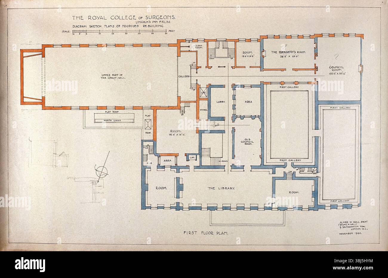 Proposed rebuilding of the Royal College of Surgeons of England: plan ...