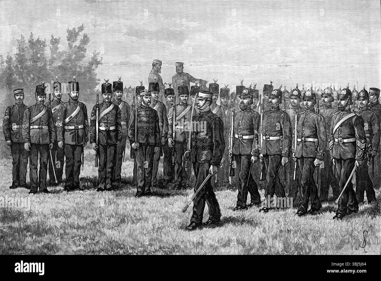 The Royal Visit to Edinburgh: Scottish Engineer Volunteers, 1881 ...