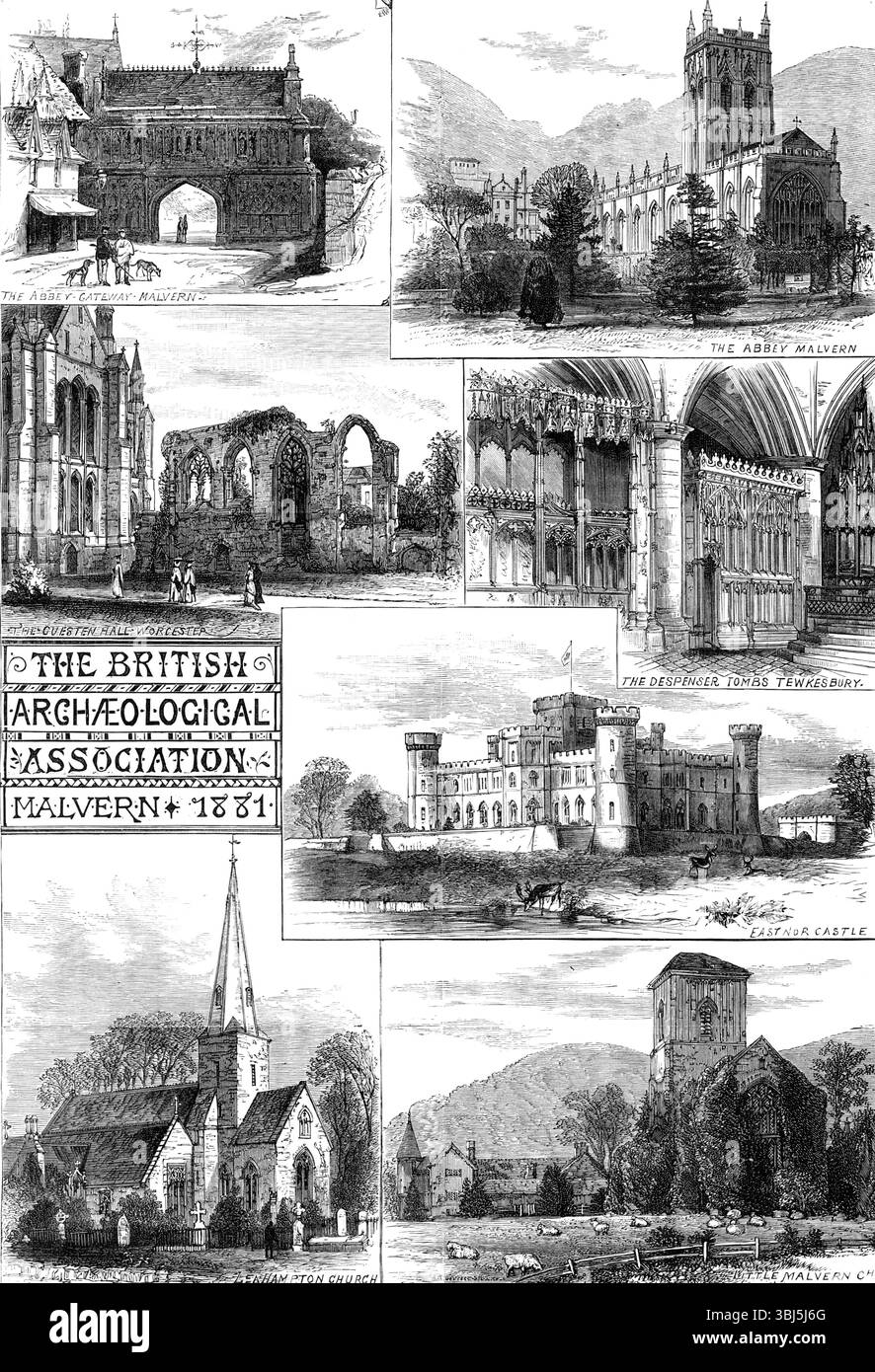 Places visited by the British Archaeological Association, 1881. 'The ...