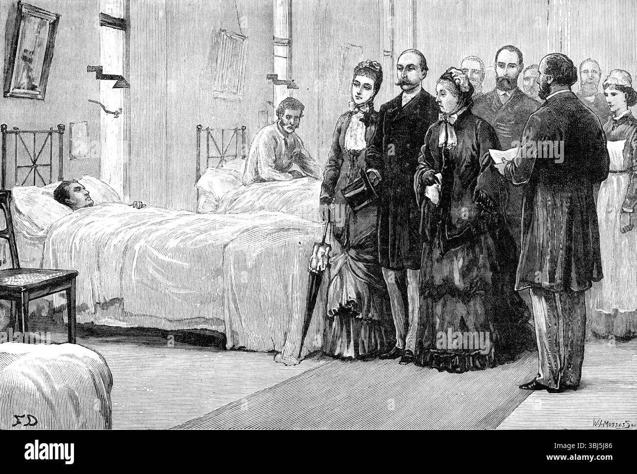 The Queen's visit to the new Royal Infirmary at Edinburgh, 1881 ...